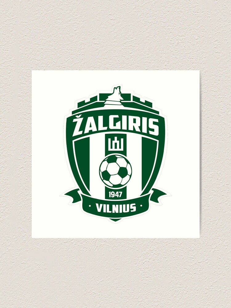 "Zalgiris Football Team Logo" Art Print for Sale by lithoman2 | Redbubble
