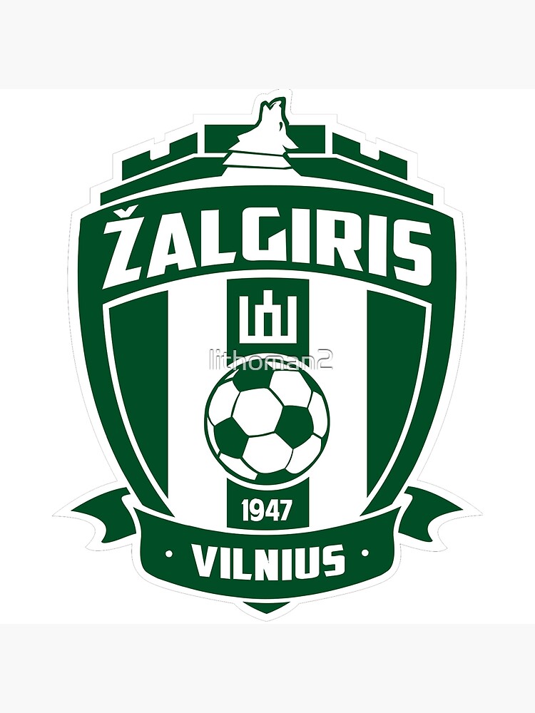 "Zalgiris Football Team Logo" Art Print for Sale by lithoman2 | Redbubble
