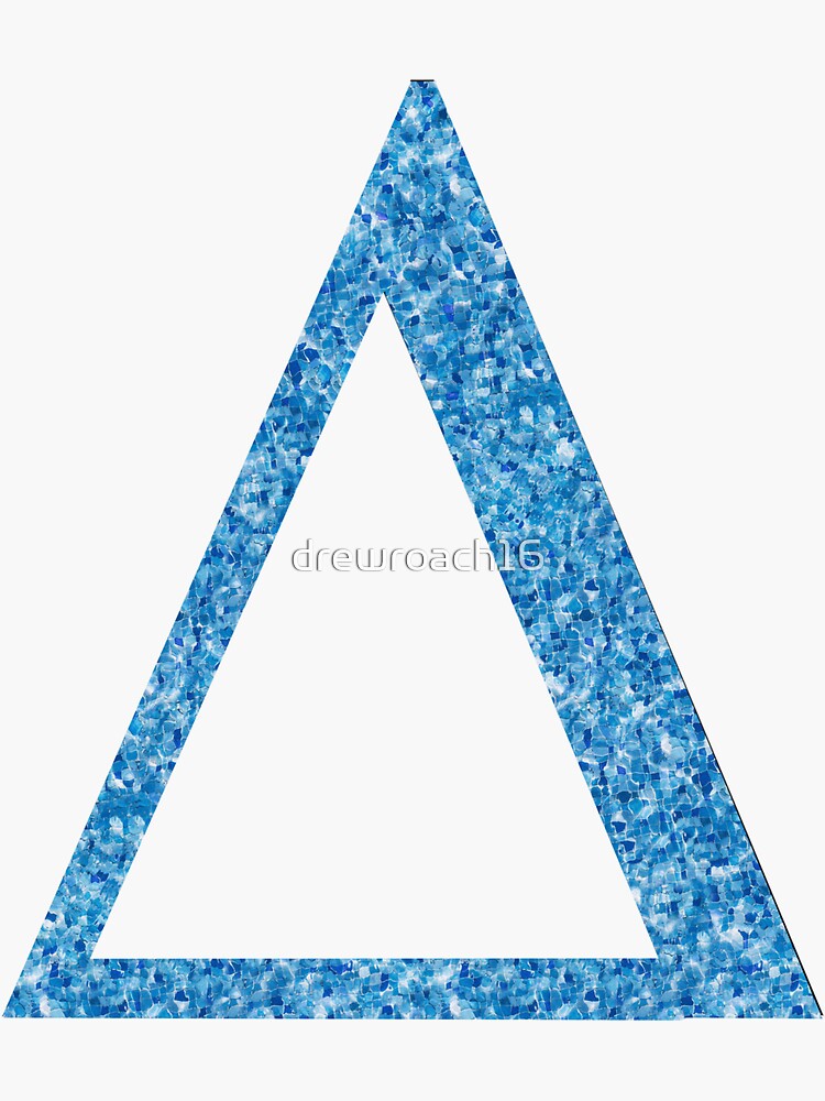"Delta Letter" Sticker for Sale by drewroach16 | Redbubble
