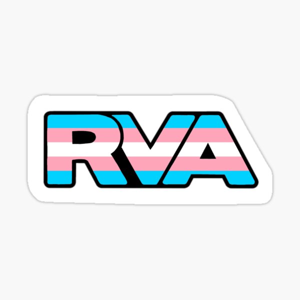 "Trans Flag RVA" Sticker for Sale by hpoole42 | Redbubble