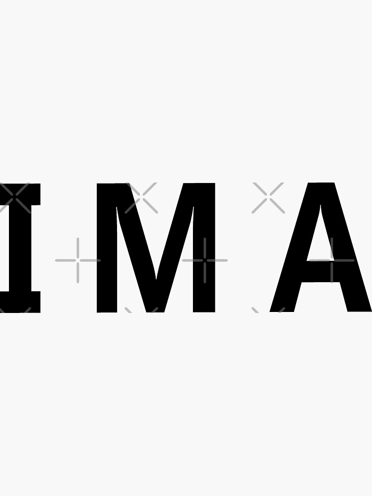"Ima Name - Gift For Ima Sticker" Sticker by delphisalim | Redbubble