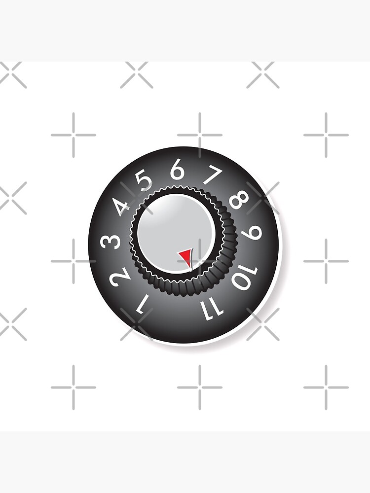 "Guitar Amp Volume Knob Goes To Eleven 11 Heavy Metal Music" Pin by ...