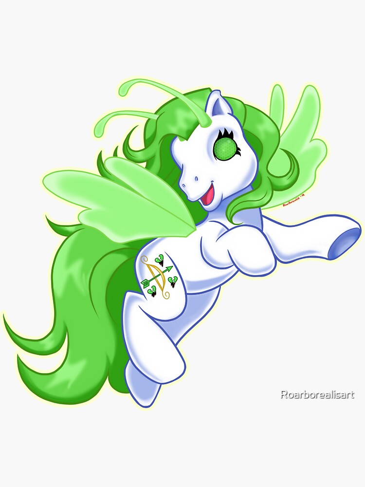 "Ponies of the Apocalypse: Pestilence" Sticker for Sale by Roarborealisart | Redbubble