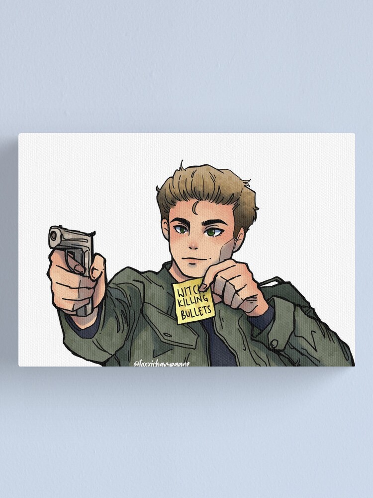 "Witch Killing Bullets" Canvas Print for Sale by toxxichampagne | Redbubble