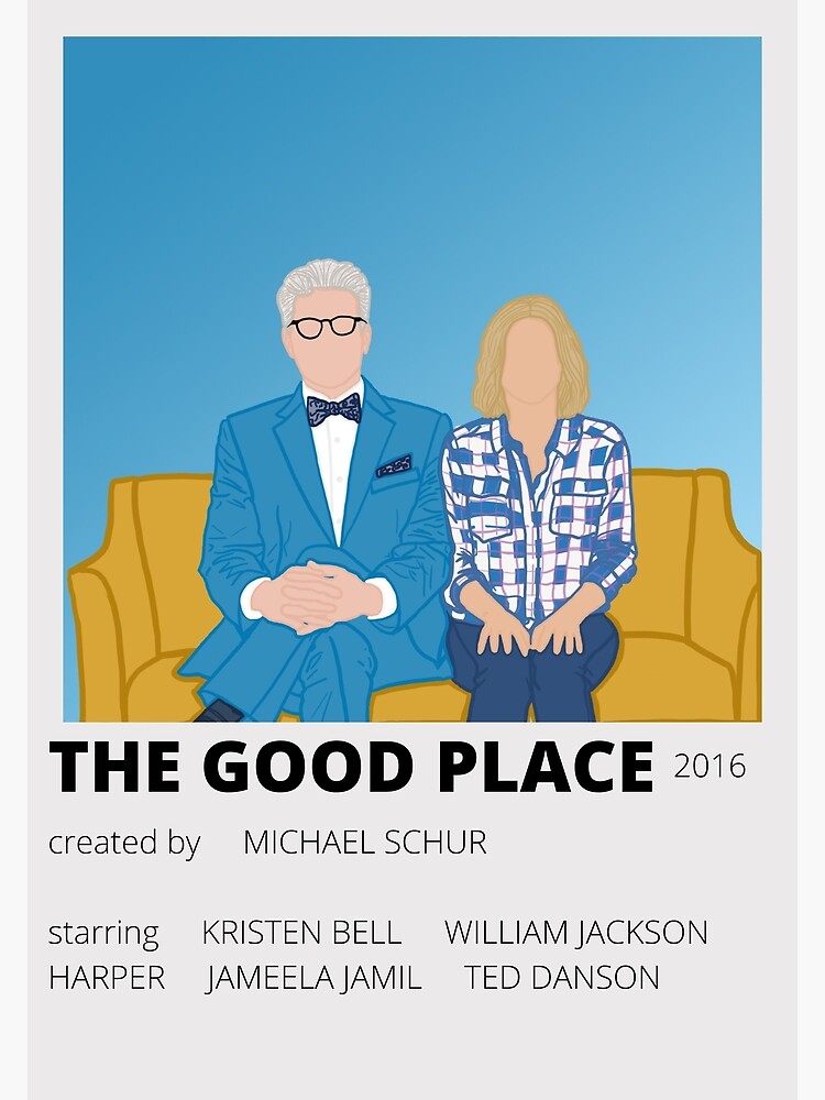 "the good place minimalist poster" Poster for Sale by bella-correa ...