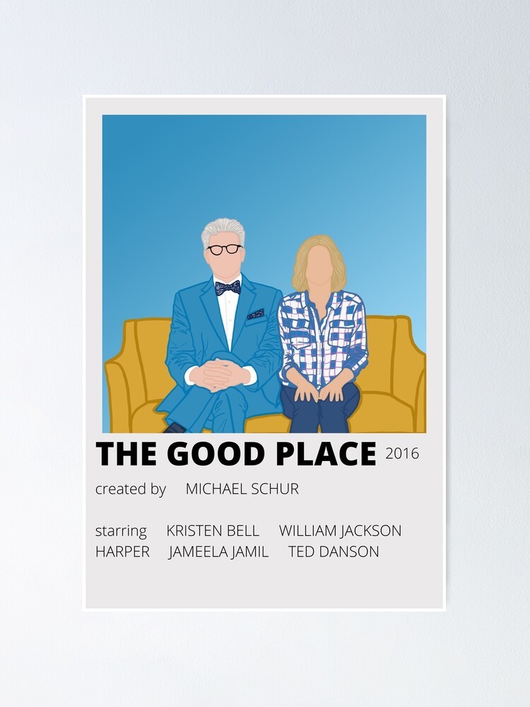 "the good place minimalist poster" Poster for Sale by bella-correa ...