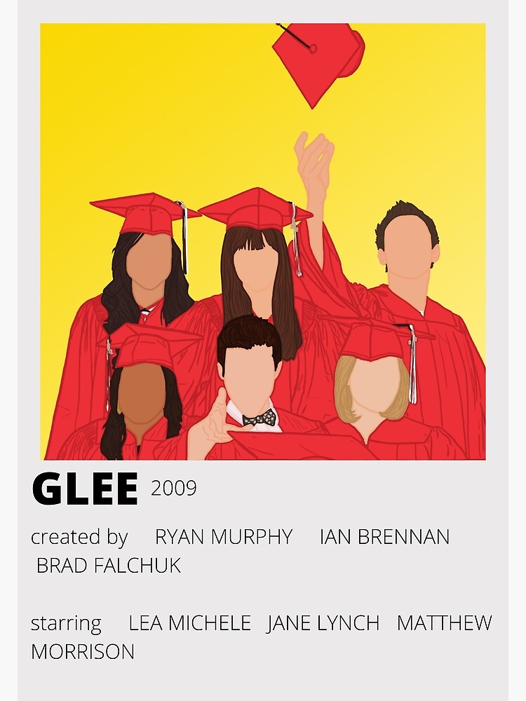 "glee minimalist poster" Poster for Sale by bella-correa | Redbubble