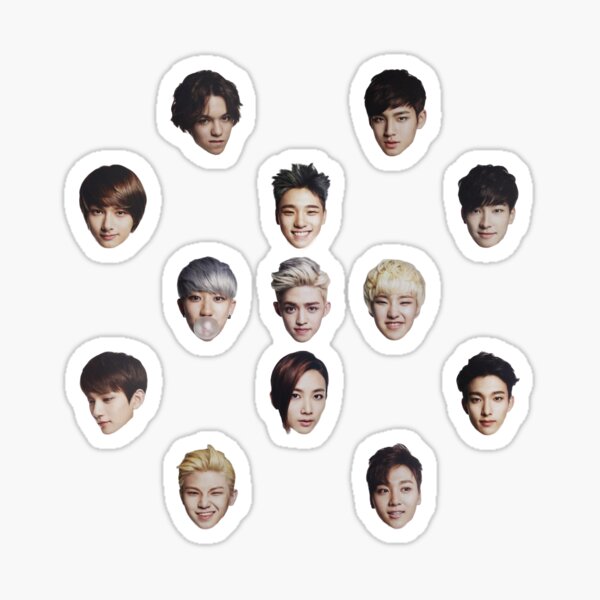 "Seventeen Heads" Sticker for Sale by Adore Value | Redbubble