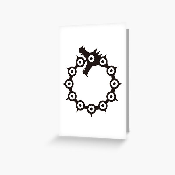 "Meliodas Logo" Greeting Card for Sale by Jeline1 | Redbubble