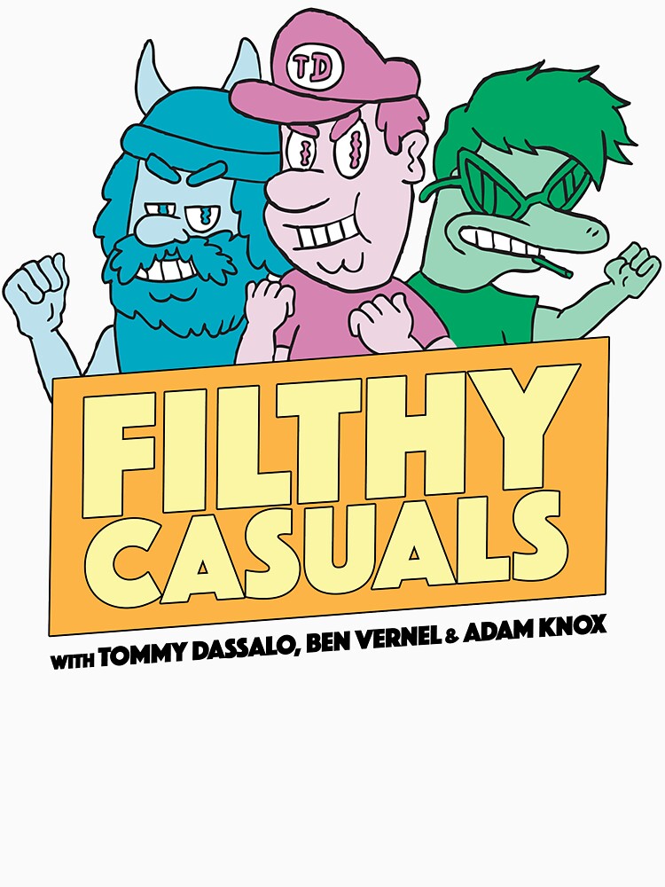 "Filthy Casuals" T-shirt for Sale by filthycasuals | Redbubble | video ...