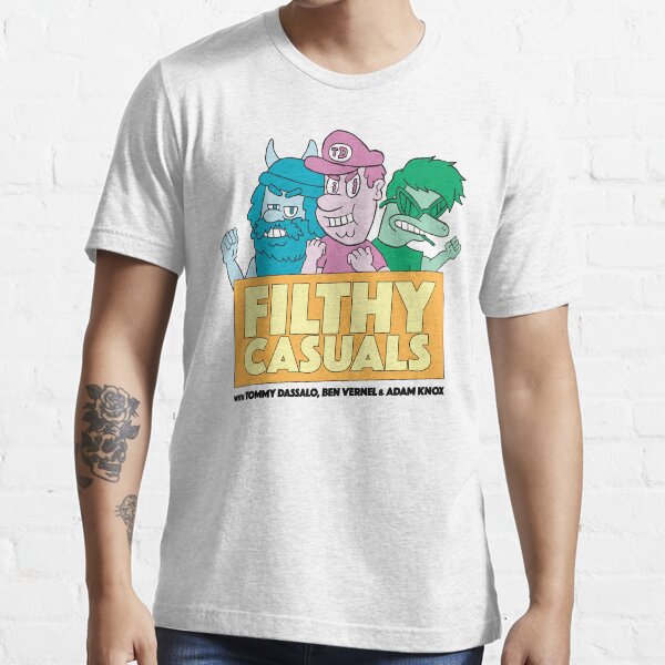 "Filthy Casuals" T-shirt for Sale by filthycasuals | Redbubble | video ...