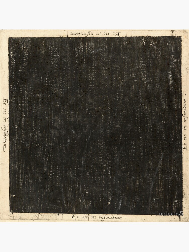 "Black square representing nothingness by philosopher Robert Fludd ...