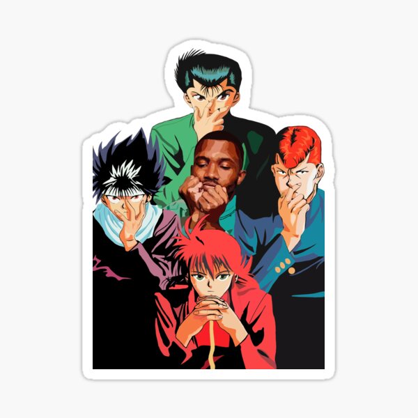 "Yu Yu hakusho" Sticker for Sale by surirealart | Redbubble