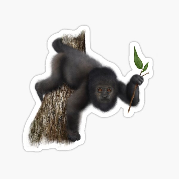 "Wild howler" Sticker by Mayakiwi | Redbubble