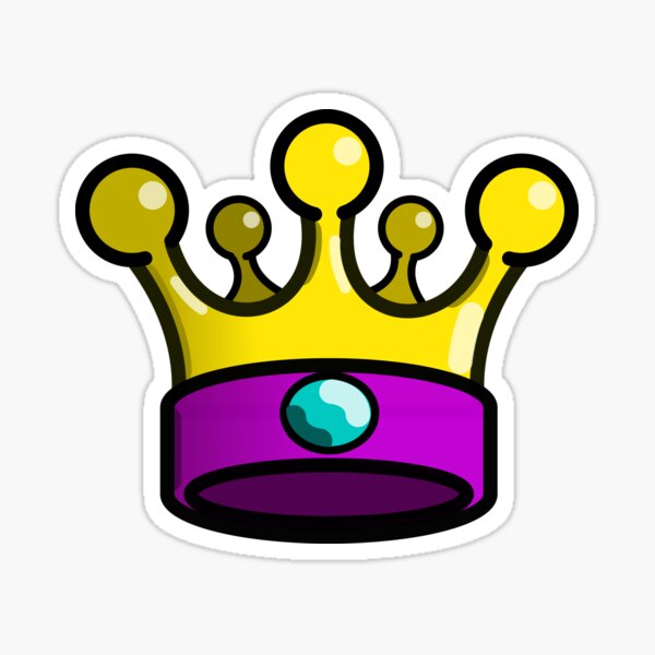 "Cartoon crown" Sticker for Sale by UncleAlias | Redbubble