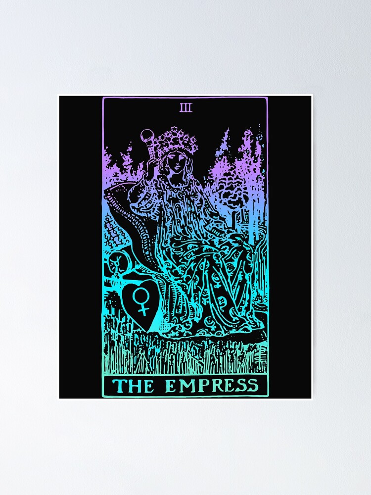 "The Empress Tarot Card Rider Waite Witchy" Poster by Jorisdebeys ...
