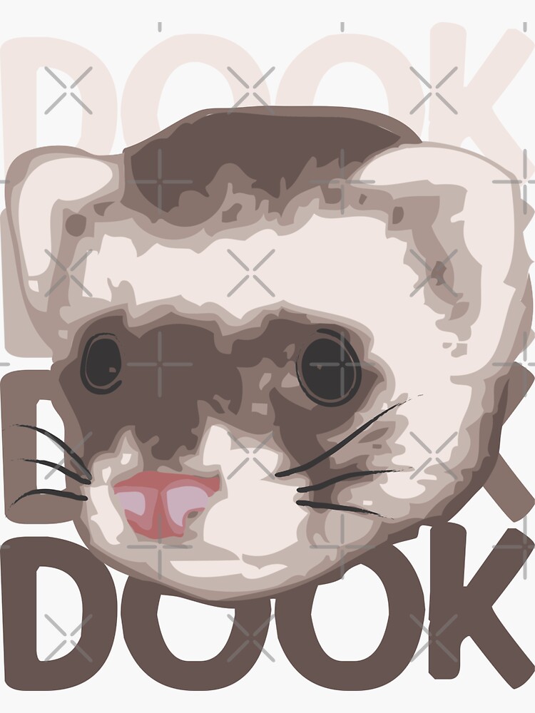 "Dook Dook Dook" Sticker for Sale by nicebutton | Redbubble