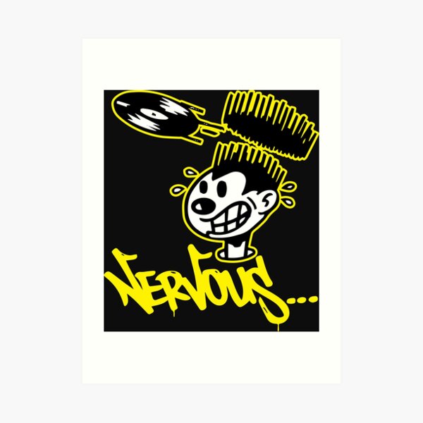 "Nervous Records Logo" Art Print by sutimo | Redbubble