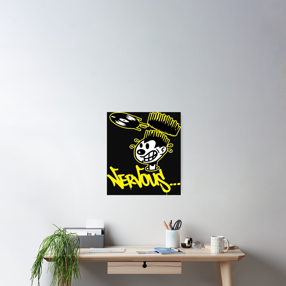 "Nervous Records Logo" Poster for Sale by sutimo | Redbubble