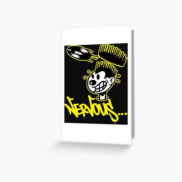 "Nervous Records Logo" Greeting Card by sutimo | Redbubble