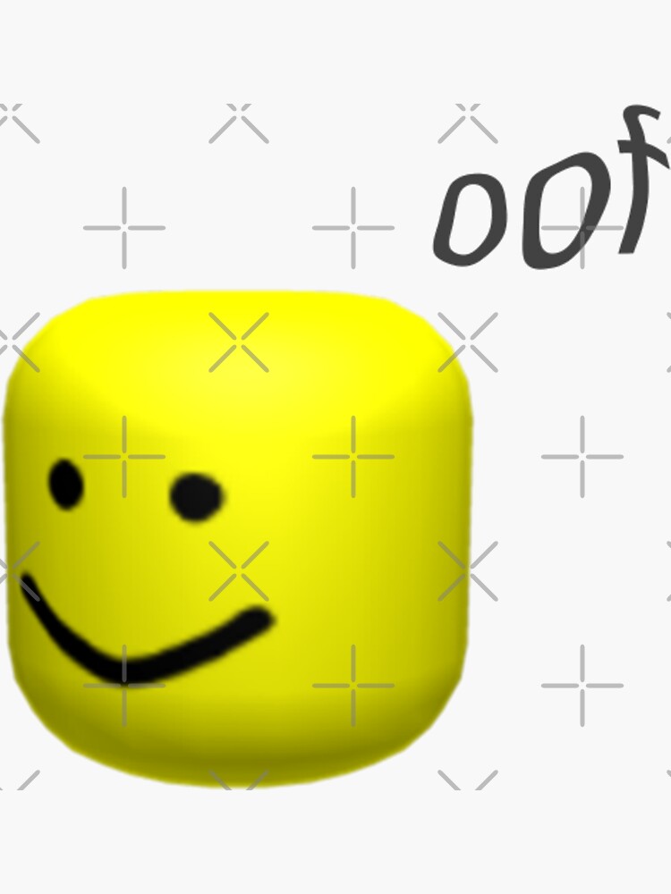 "Roblox oof" Sticker for Sale by noupui | Redbubble