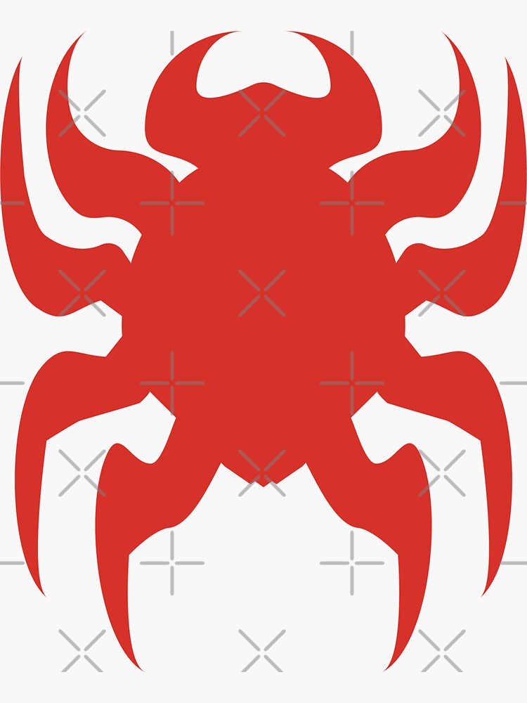 "Spider Logo" Sticker for Sale by Yahdell | Redbubble