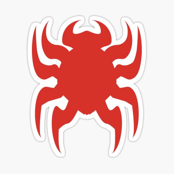 "Spider Logo" Sticker for Sale by Yahdell | Redbubble