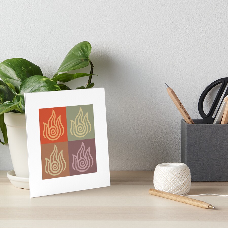 "FIREBENDER / FIRE NATION SYMBOL POP ART AVATAR: DER LETZTE AIRBENDER ...