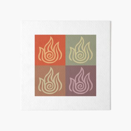 "FIREBENDER / FIRE NATION SYMBOL POP ART AVATAR: THE LAST AIRBENDER ...