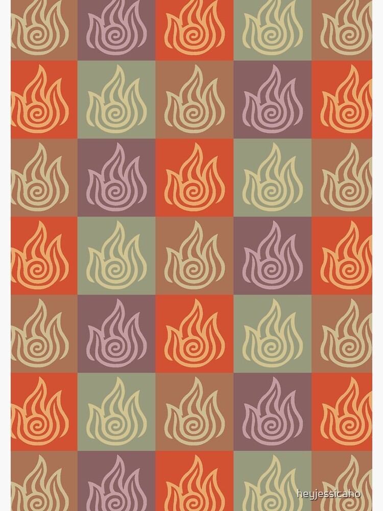 "FIREBENDER / FIRE NATION SYMBOL POP ART AVATAR: THE LAST AIRBENDER ...