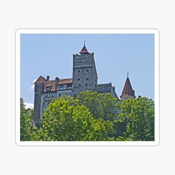 "Bran Castle, Transylvania, Romania - Dracula's castle" Sticker by ...