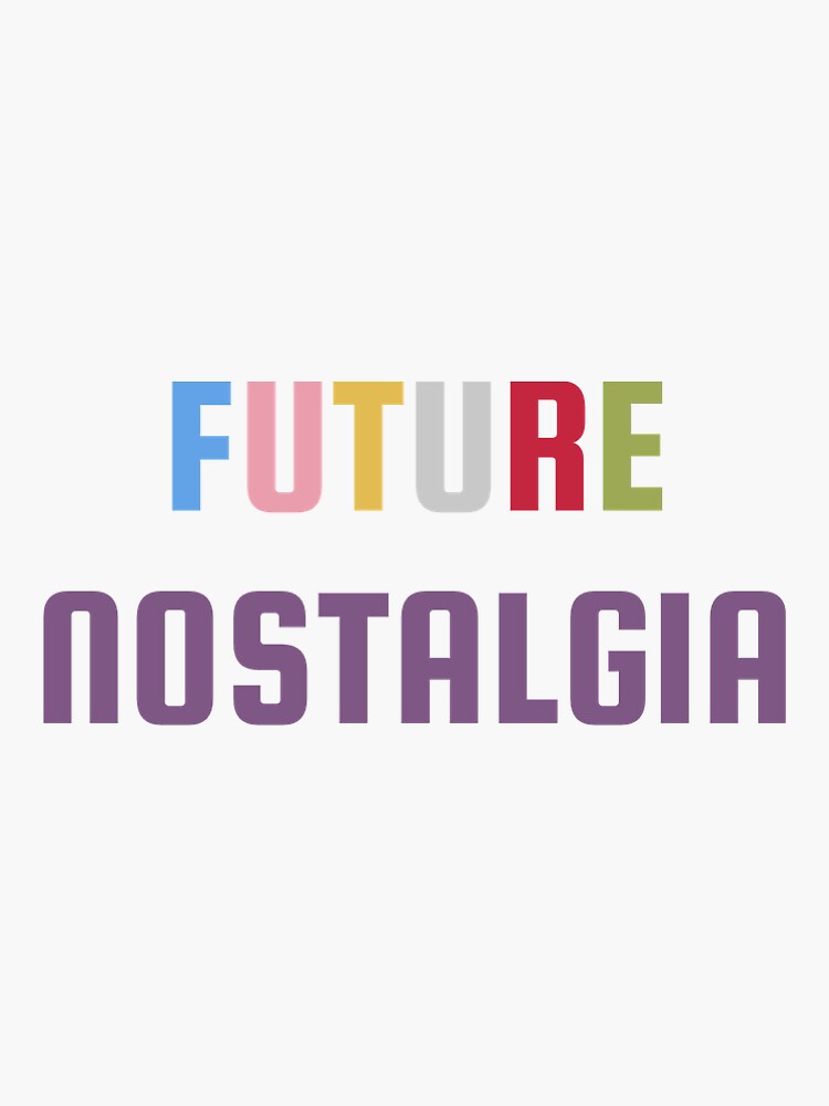 "Future Nostalgia Dua Lipa" Sticker for Sale by 7-rings | Redbubble