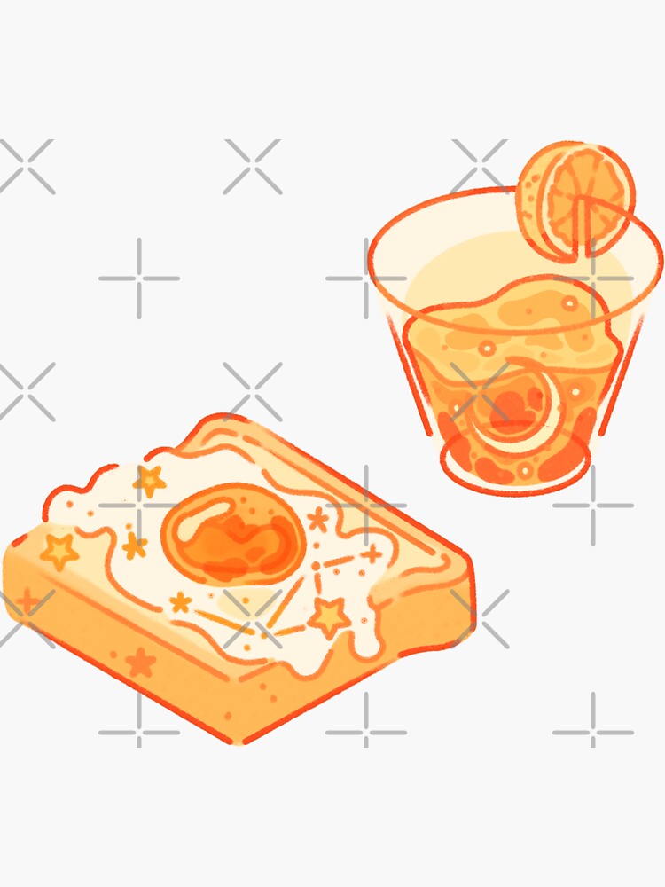 "Breakfast" Sticker by SilAchan | Redbubble