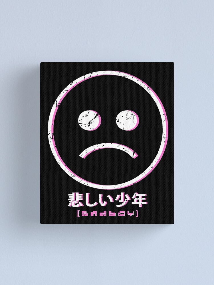 "Distressed Vaporwave Aesthetic Sad Boys Japanese Text Retro 80s 90s ...