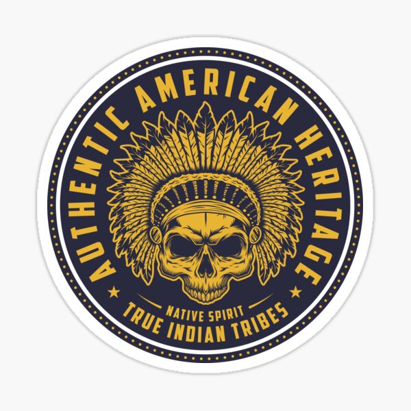 "Native Spirit True Indian tribes" Sticker by renju1902 | Redbubble