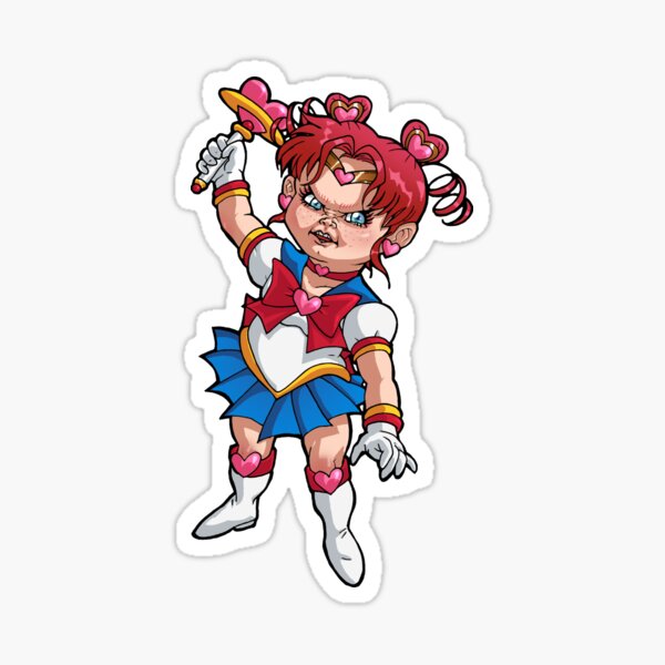 "CHIBI CHUCK MOON" Sticker by eyesofcoral | Redbubble