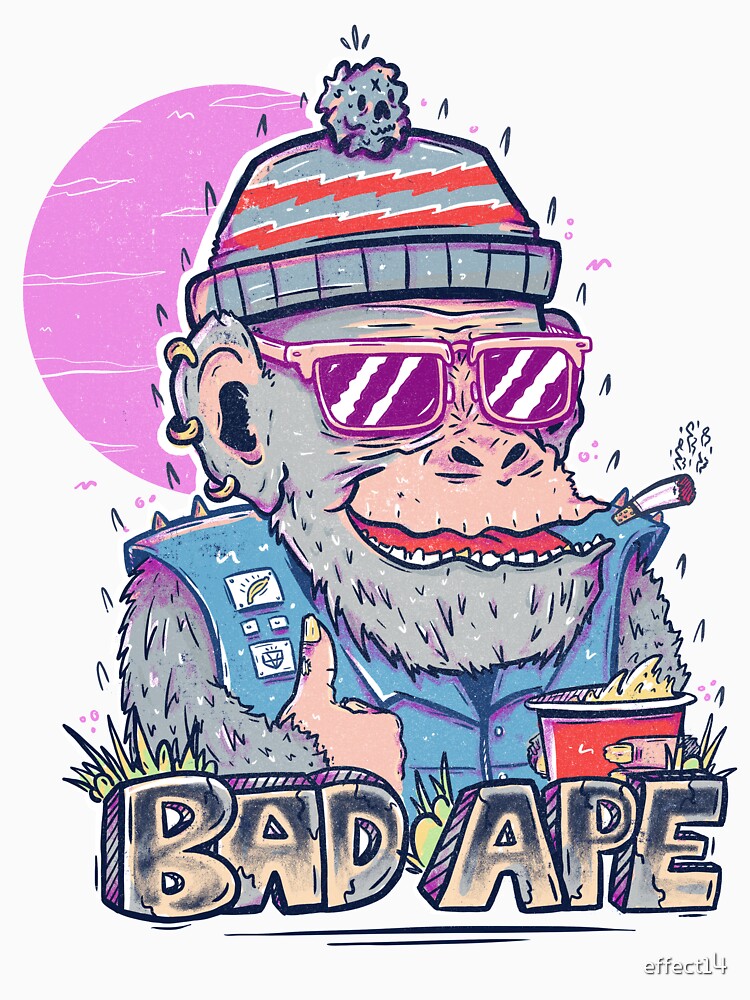 "Bad Ape!" T-shirt by effect14 | Redbubble | bad ape t-shirts - planet ...