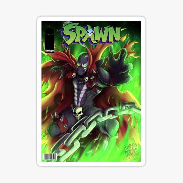 "Spawn" Sticker by DevoradorDeFlan | Redbubble