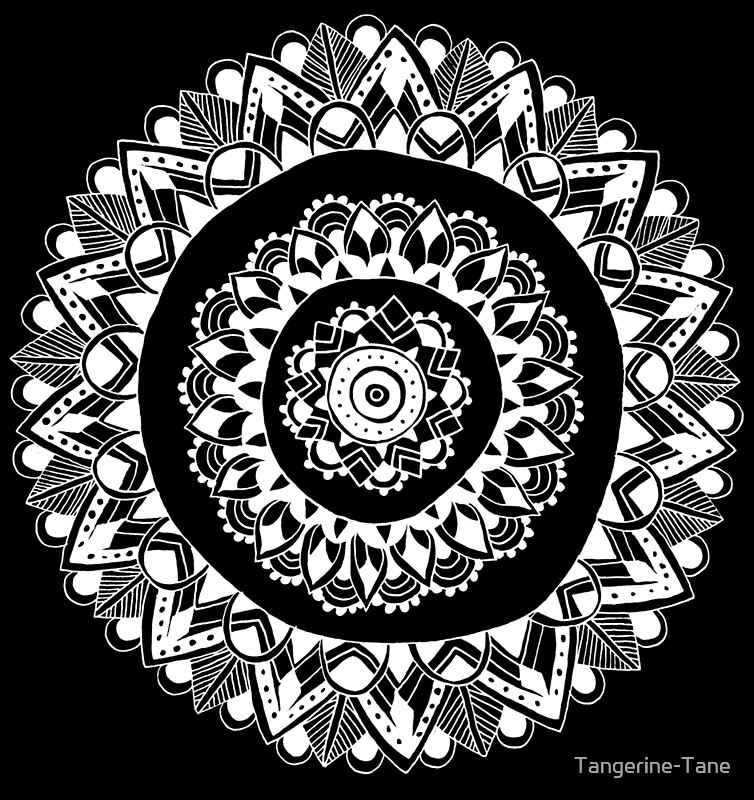 "Full Moon Mandala" by Tangerine-Tane | Redbubble