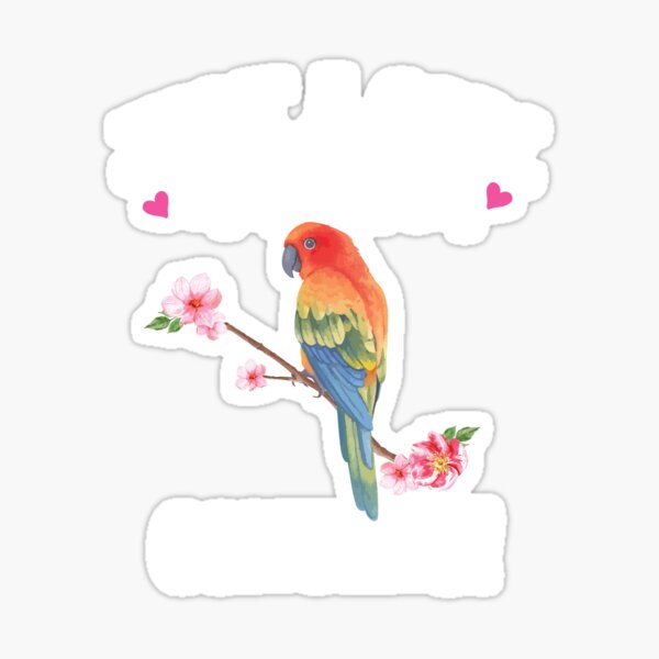 "Conure Bird" Sticker for Sale by ouchmypancreas | Redbubble