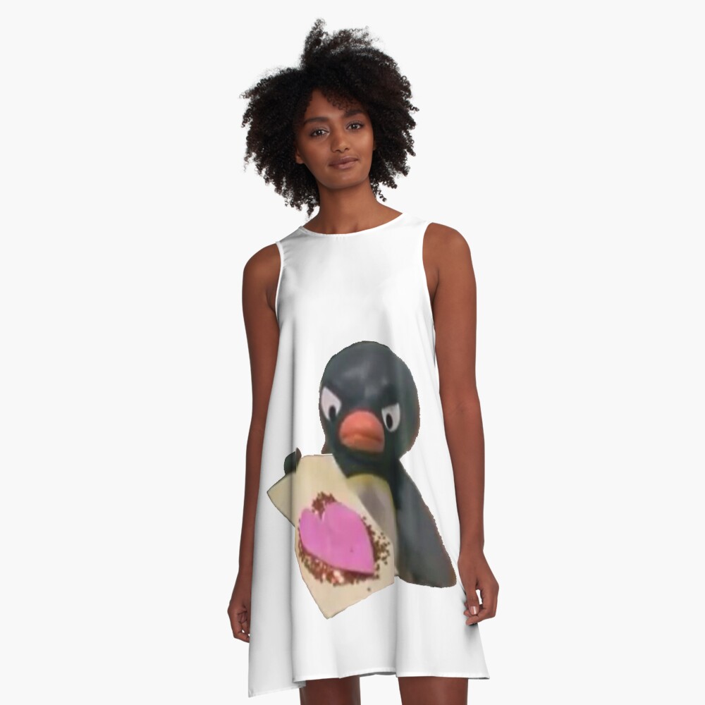 "Pingu Heart Mood" Sticker for Sale by meme mami | Redbubble