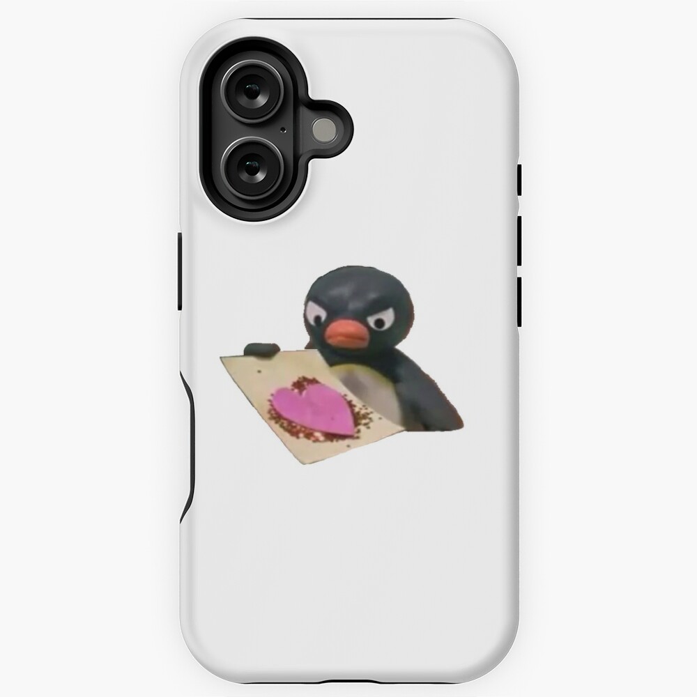 "Pingu Heart Mood" Sticker for Sale by meme mami | Redbubble