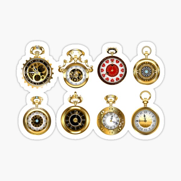 "Antique Watch Collection" Sticker by Blackmoon9 | Redbubble