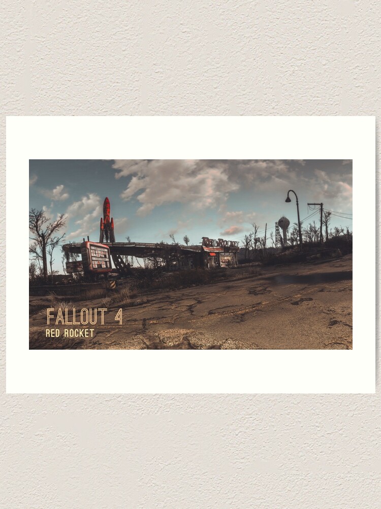 "Red rocket" Art Print for Sale by Bluesky35 | Redbubble