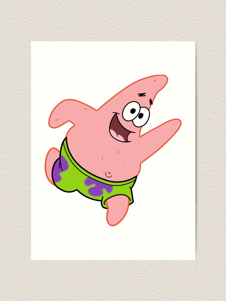 "Patrick Star" Art Print by Jsuisluna- | Redbubble