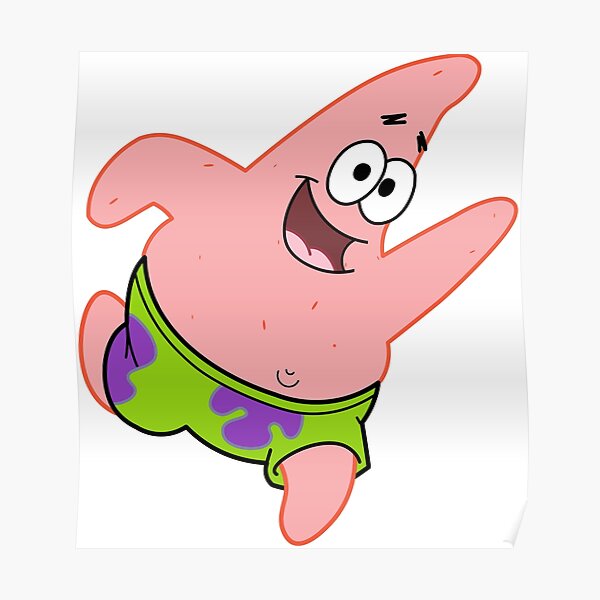 "Patrick Star" Poster for Sale by Jsuisluna- | Redbubble