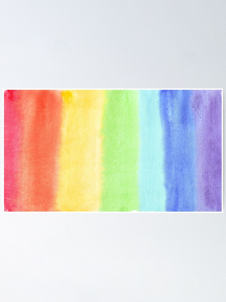"rainbow background" Poster by gata-iris | Redbubble