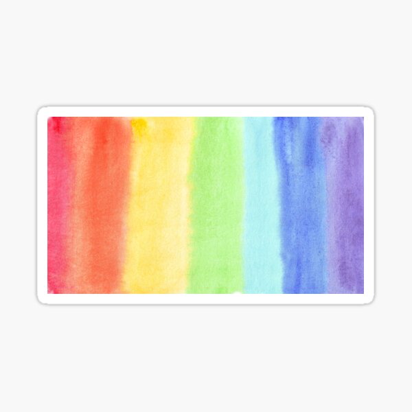 "rainbow background" Sticker for Sale by gata-iris | Redbubble