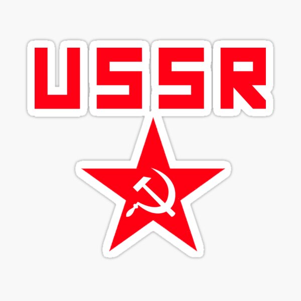 "USSR Soviet " Sticker for Sale by ForzaDesigns | Redbubble