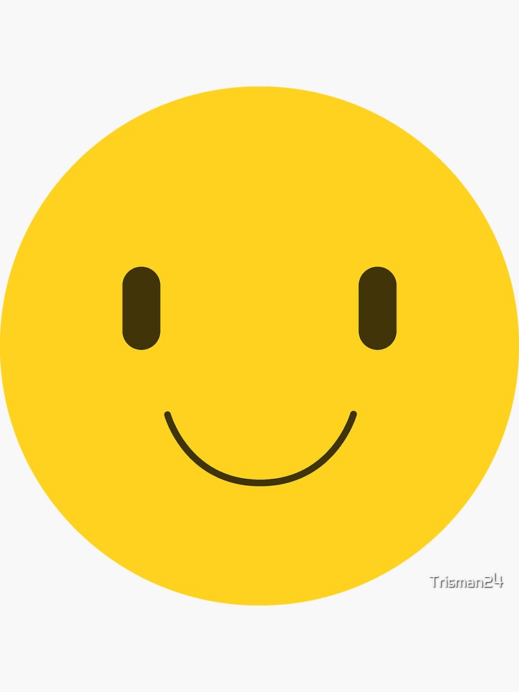 "Cute Smile" Sticker for Sale by Trisman24 | Redbubble